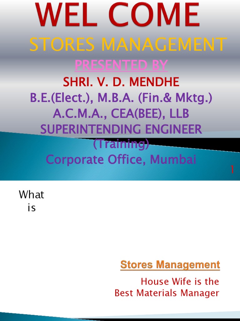 Effective Stores Management Practices | PDF | Inventory | Business