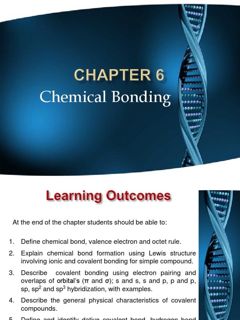 Chemical Bonding | PDF | Chemical Bond | Chemical Polarity