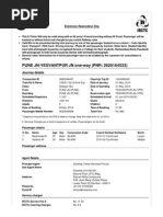 Irctc Sample Ticket Format | PDF | Identity Document | Transport