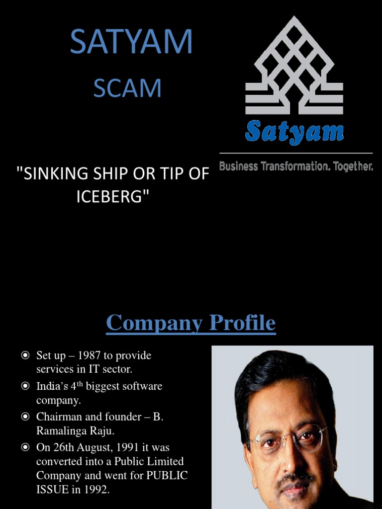 Satyam Scandal: A Corporate Crisis | PDF