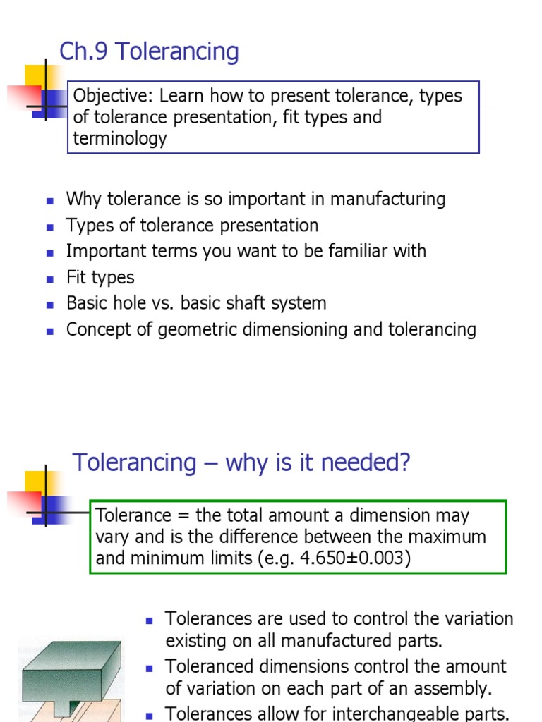 Understanding Tolerancing: A Comprehensive Guide to Tolerance ...