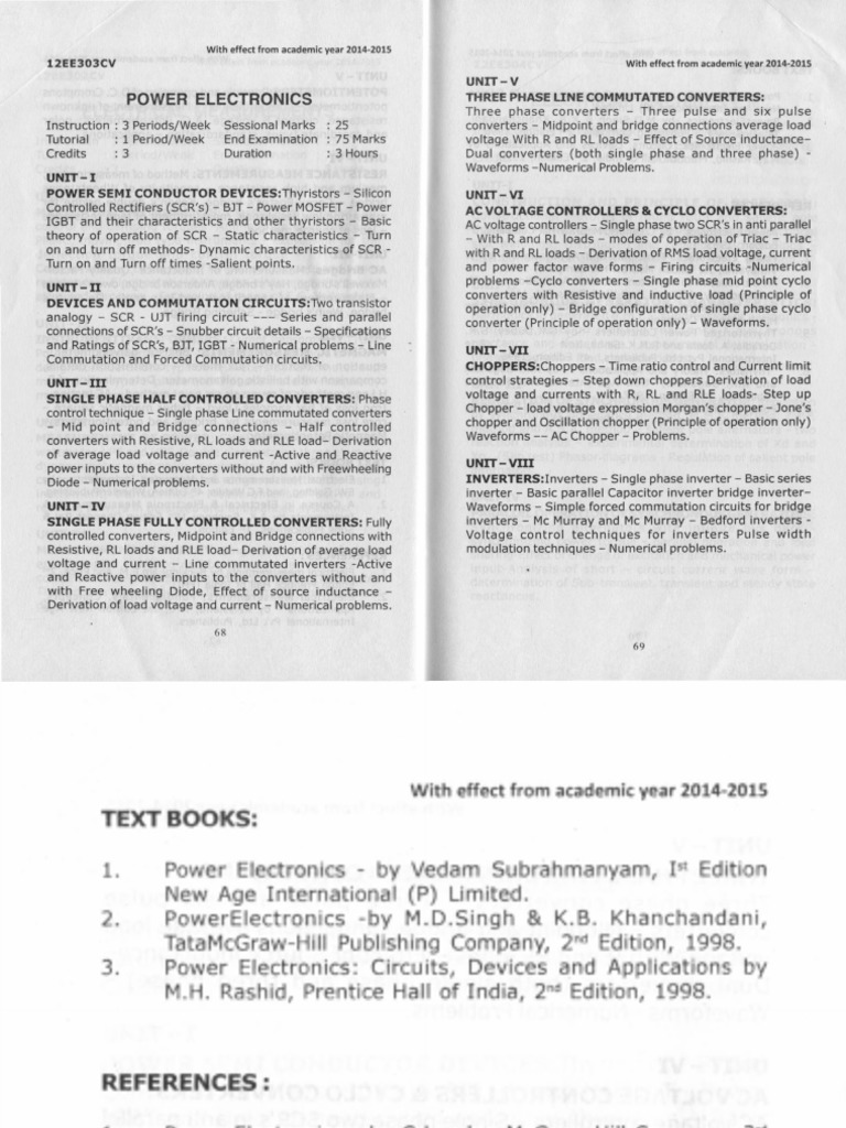 Power Electronics Pdf Power Inverter Power Electronics