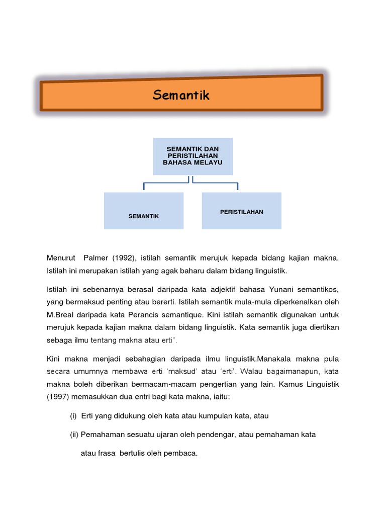 Nota Semantik | PDF