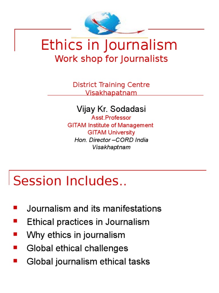 Ethics in Journalism Workshop Overview | PDF | Journalism | News