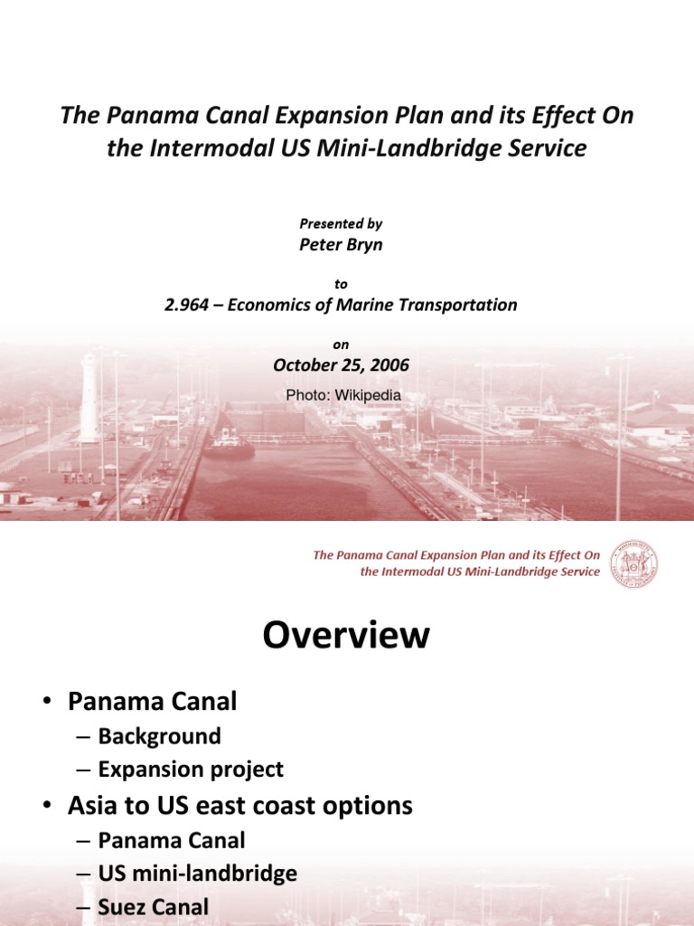 Panama Canal Expansion Impact on US Trade | PDF | Panama Canal | Port