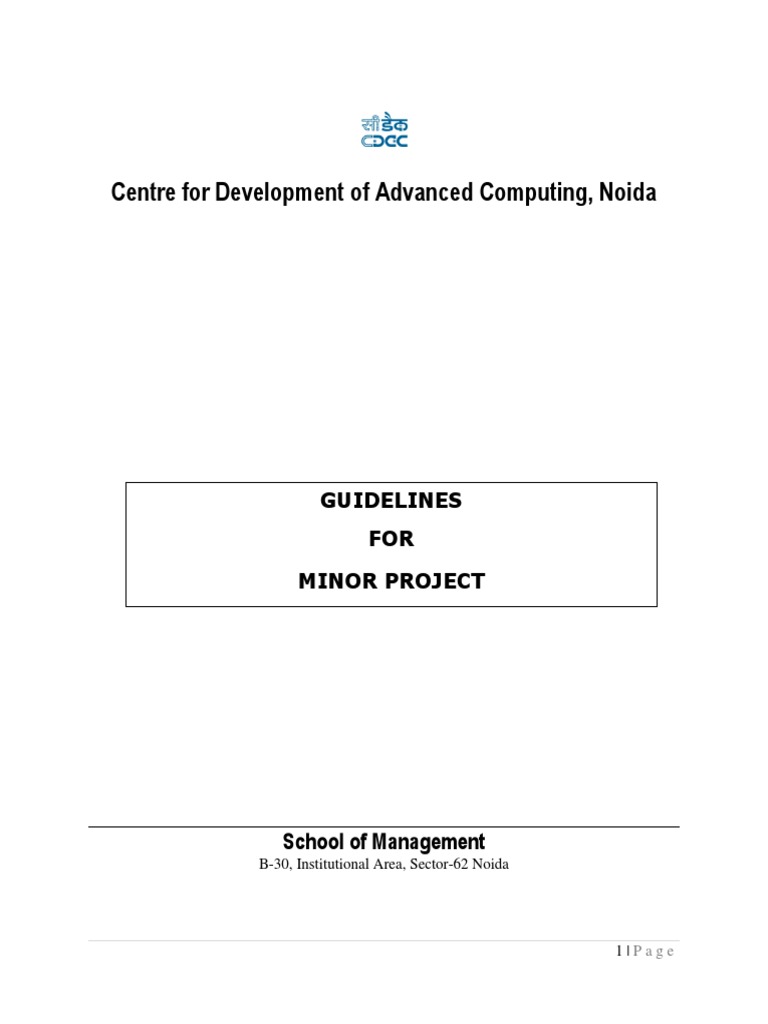 Minor Project Report Guidelines | PDF | Abstract (Summary) | Evaluation