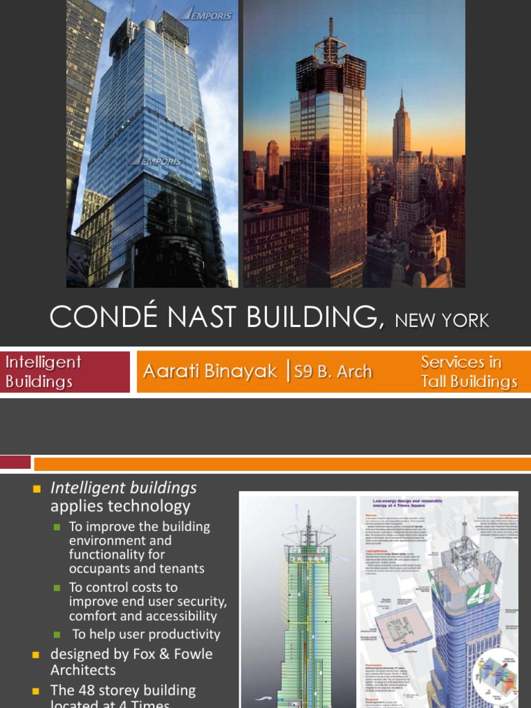 Condé Nast Building - Intelligent Building | PDF | Technology & Engineering