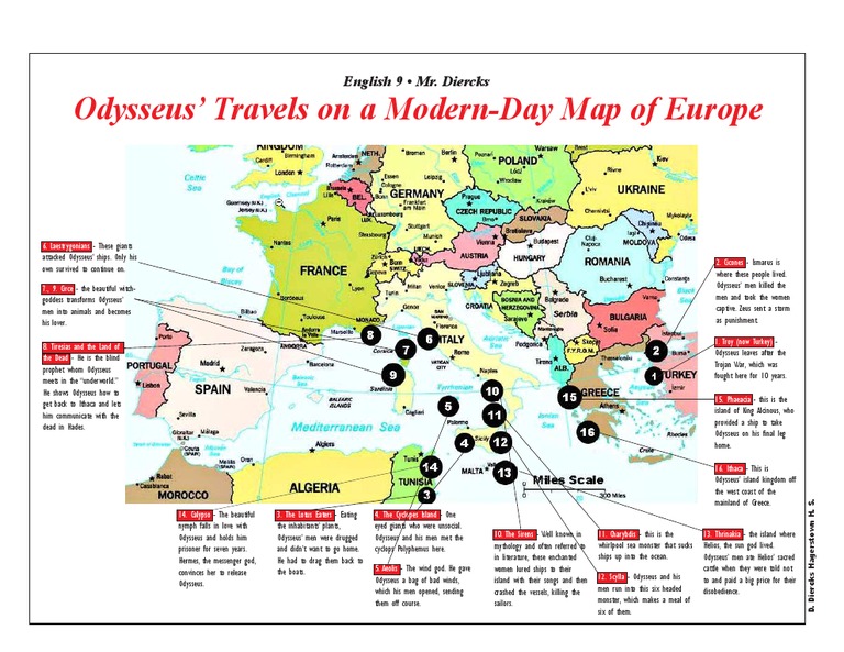 The Odyssey Map Assignment