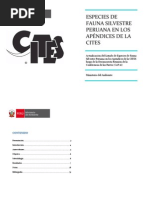 Apéndices de La CITES (General) PDF | PDF | Organismos | Familia