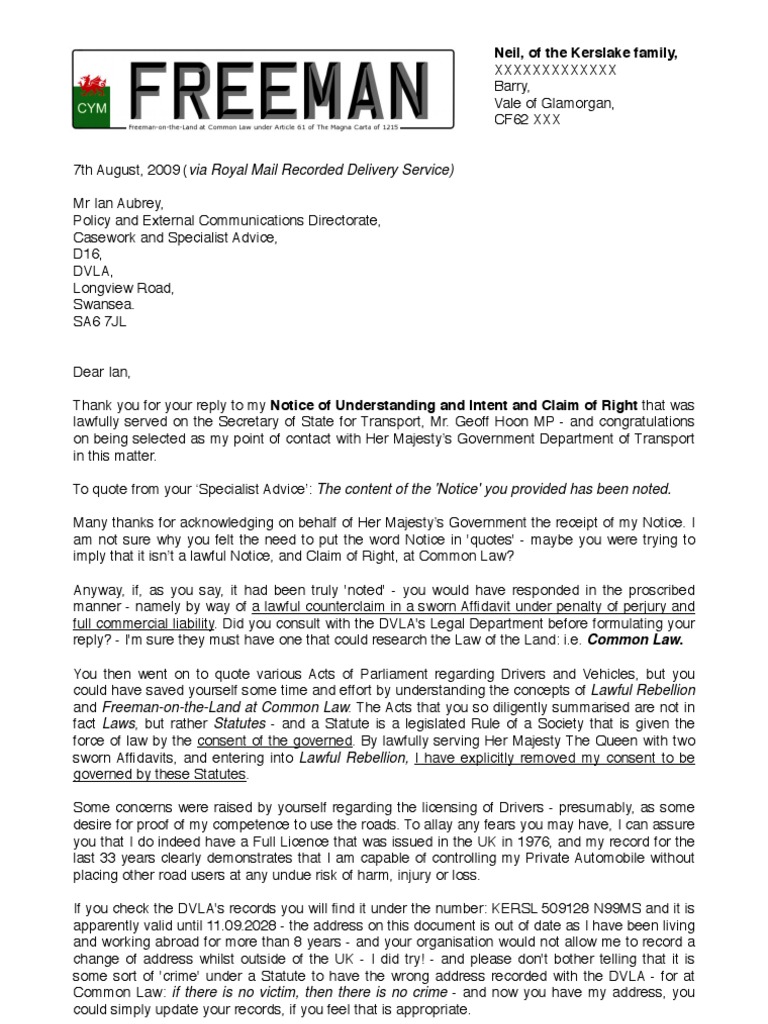 Response to the DVLA | Vehicle Insurance | Vehicles | Free 30-day Trial ...