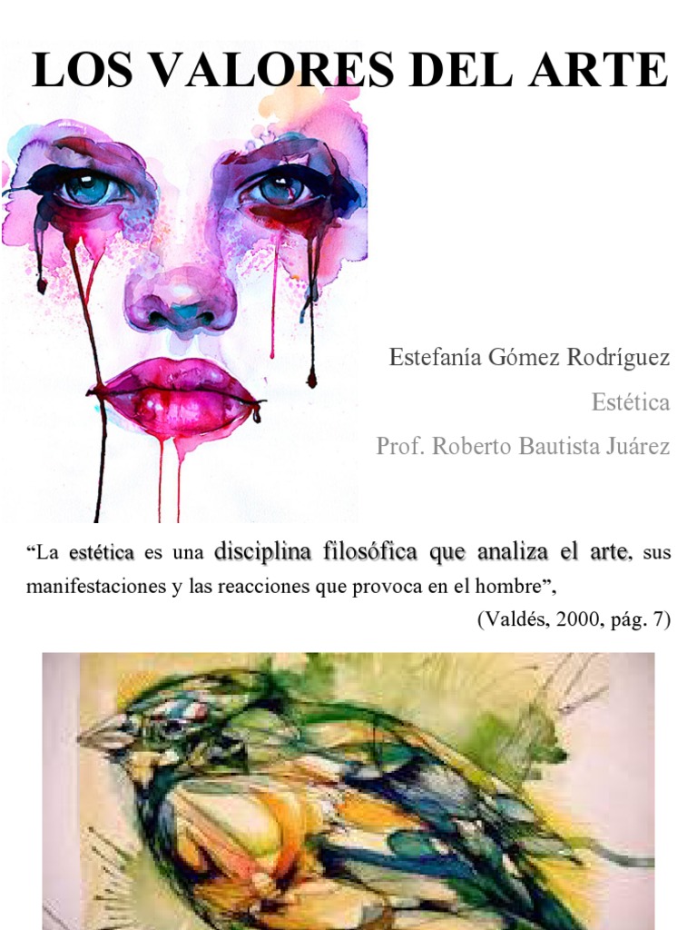 7 Elementos Del Valor Del Arte