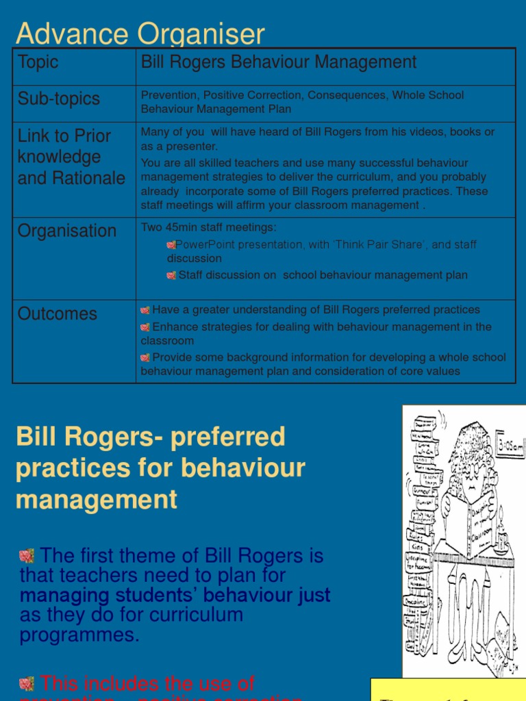 Bill Rogers - Education and discipline | Classroom Management | Classroom