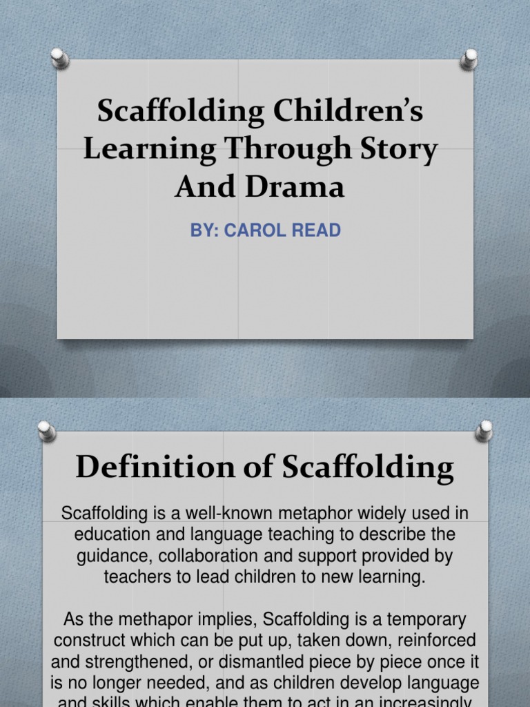 Scaffolding Learning Through Storytelling | PDF | Storytelling ...