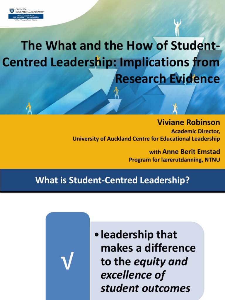 Viviane Robinson | Leadership | Leadership & Mentoring