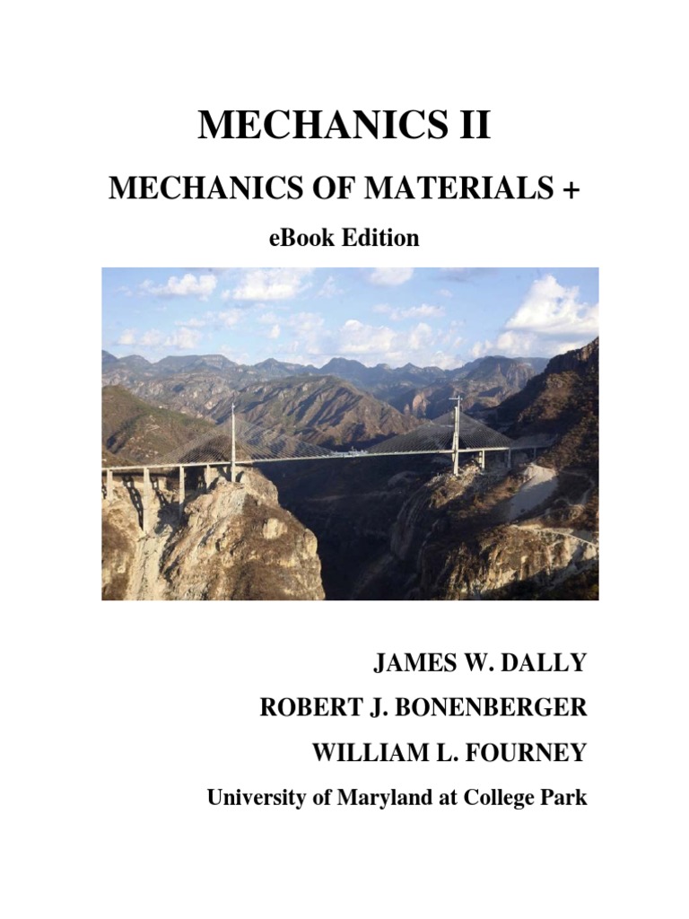 Mechanics of Materials | PDF | Force | Stress (Mechanics)