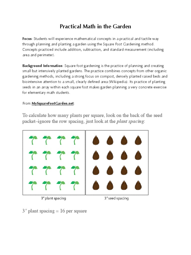 Multiplication in The Garden | PDF | Gardens | Tomato