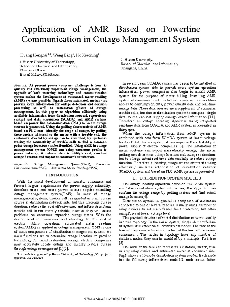 Paper Ieee PDF | Download Free PDF | Electrical Substation | Scada