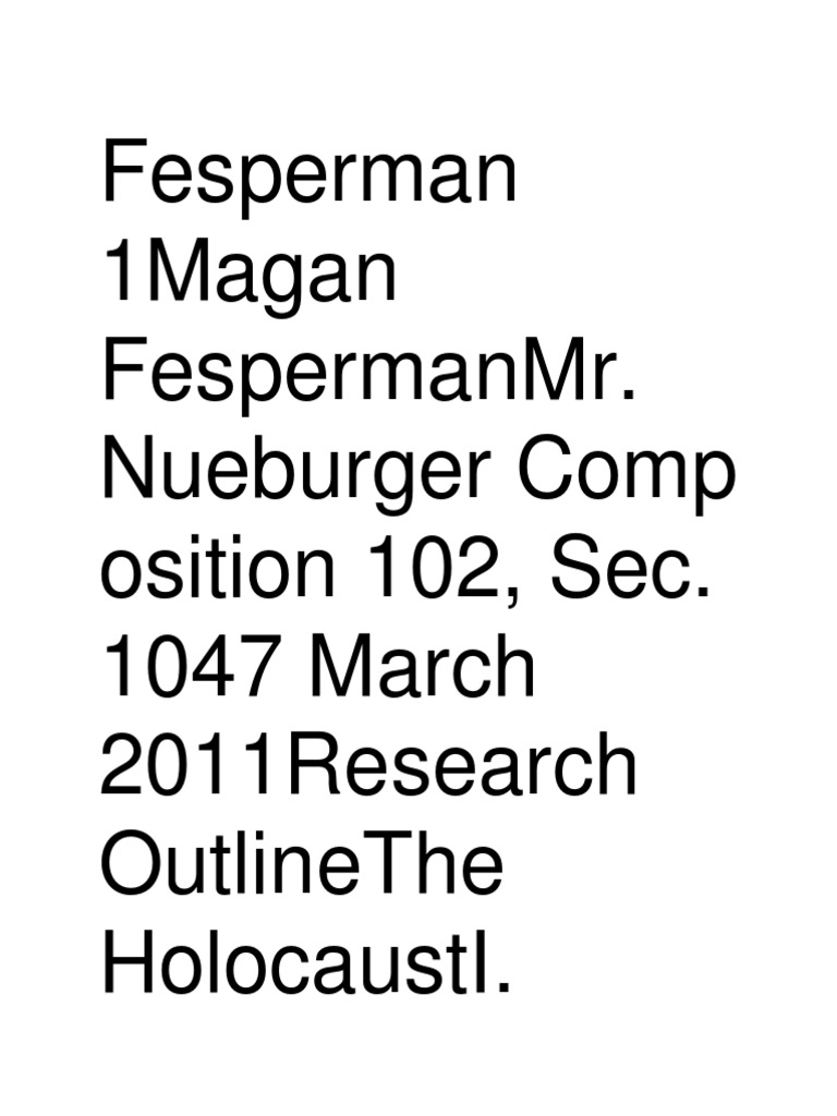 Fesperman 1magan FespermanMr | PDF