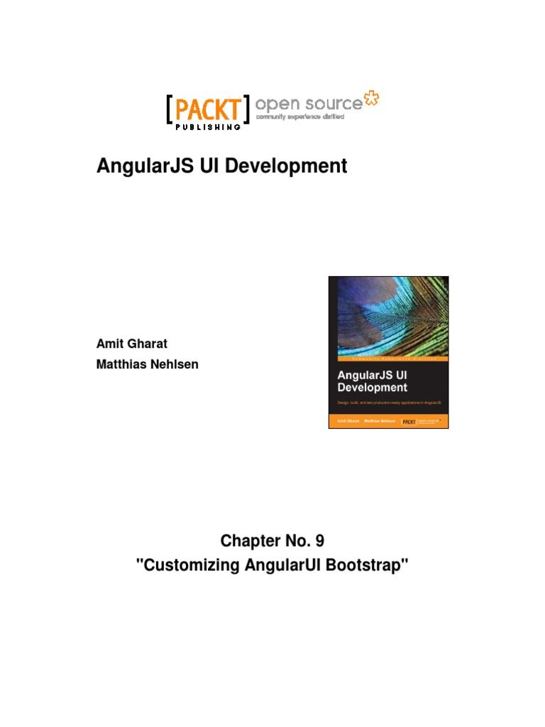 Angularjs Ui Development Chapter No 9 Customizing Angularui Bootstrap Pdf Angular Js 4878