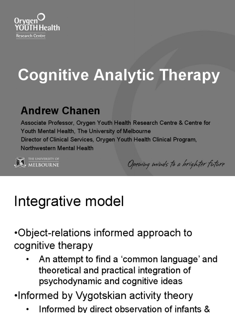 Cognitive Analytic Therapy: Andrew Chanen | PDF | Borderline ...