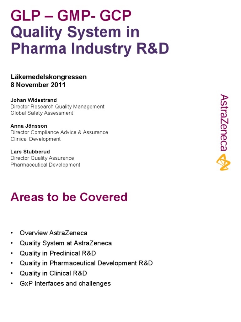 GLP-GMP-GCP | Clinical Trial | Quality Management System