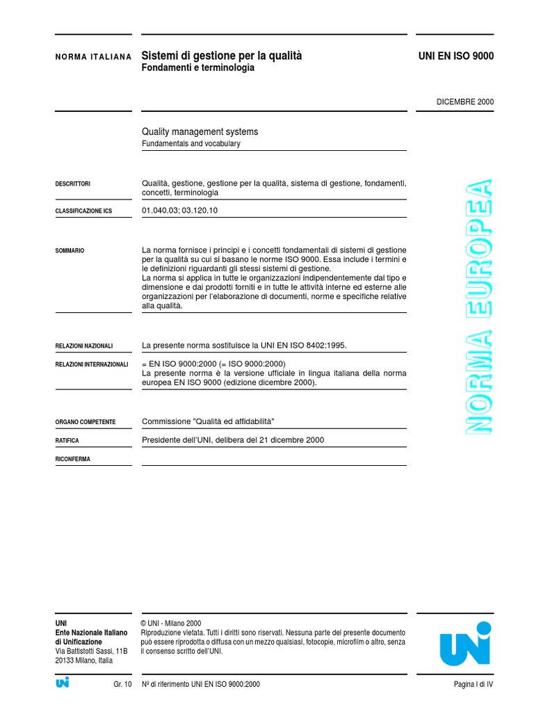 Uni En Iso 9000 2000 Pdf Pdf