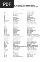 Daftar Singkatan Penulisan Resep | PDF