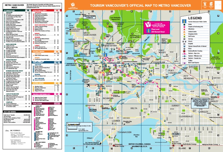 SeaBus and Transit Map of Metro Vancouver | PDF | Technology & Engineering