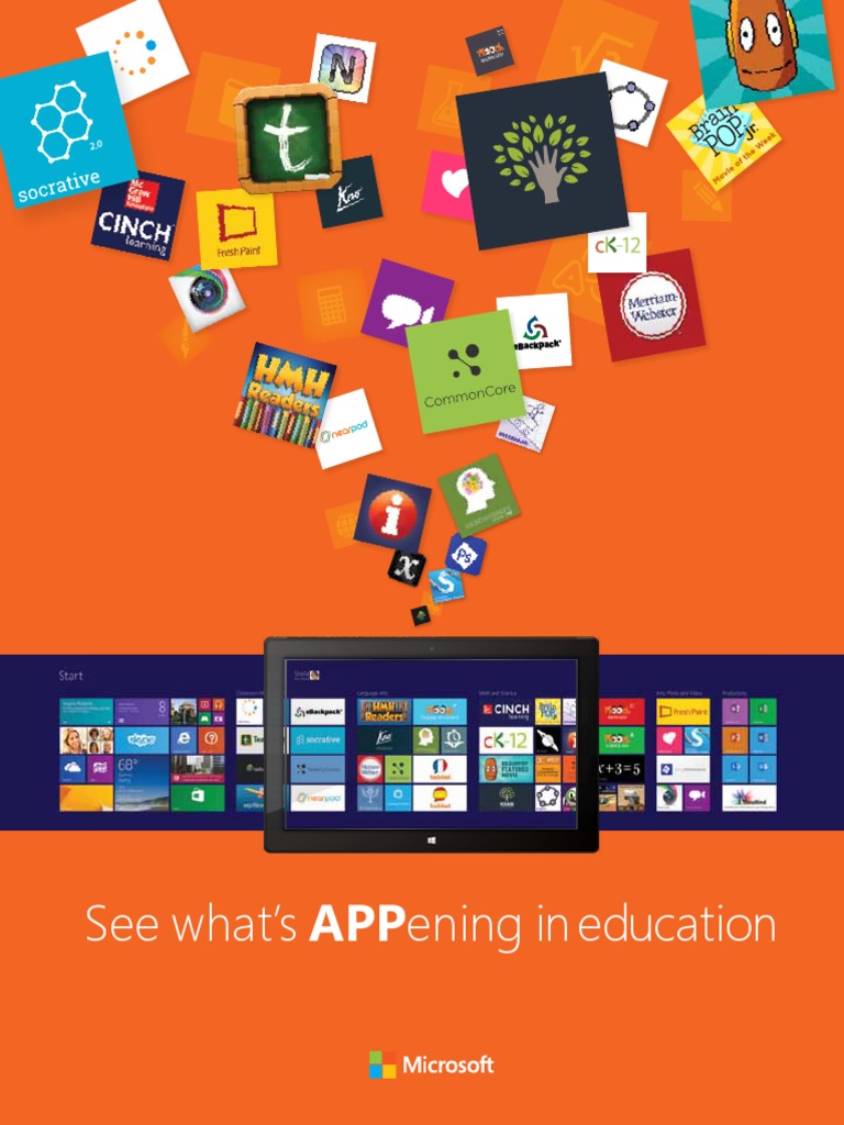 Microsoft :- Apps for Education | Windows 8 | Windows 8.1 | Free 30-day ...