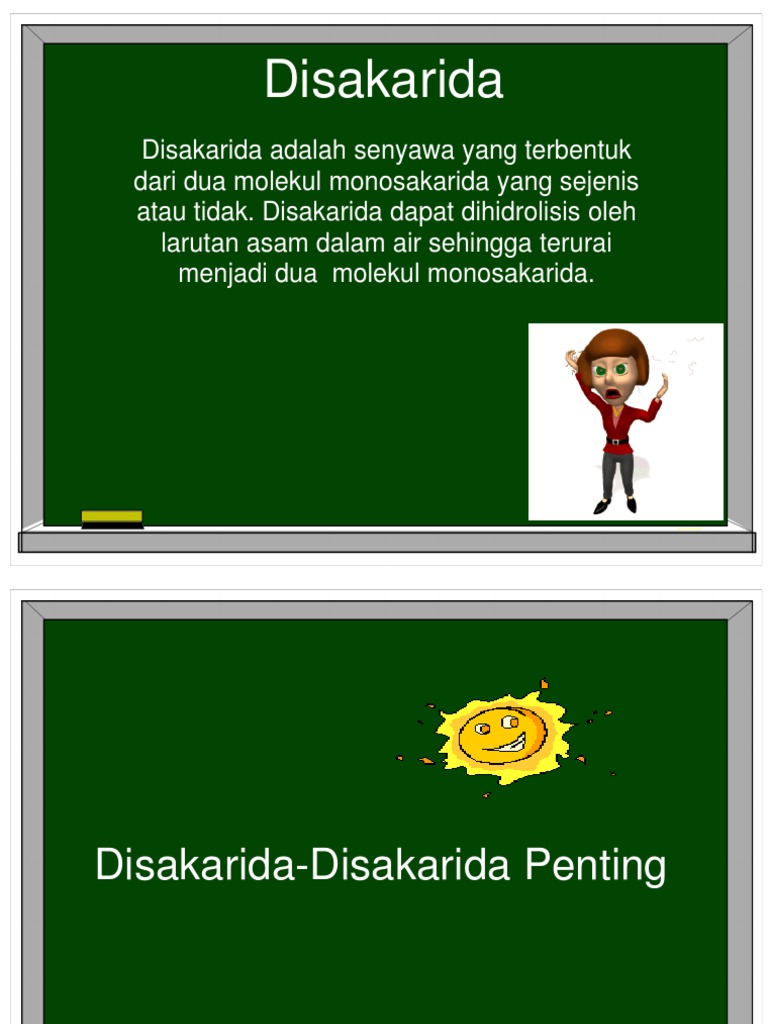 Disakarida: Struktur dan Jenis Penting | PDF
