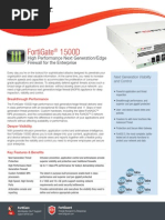 FortiGate 500E Datasheet | PDF | Security | Computer Security