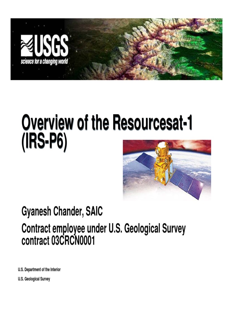 Resourcesat-1 Technical Overview | PDF | Image Resolution | Charge ...