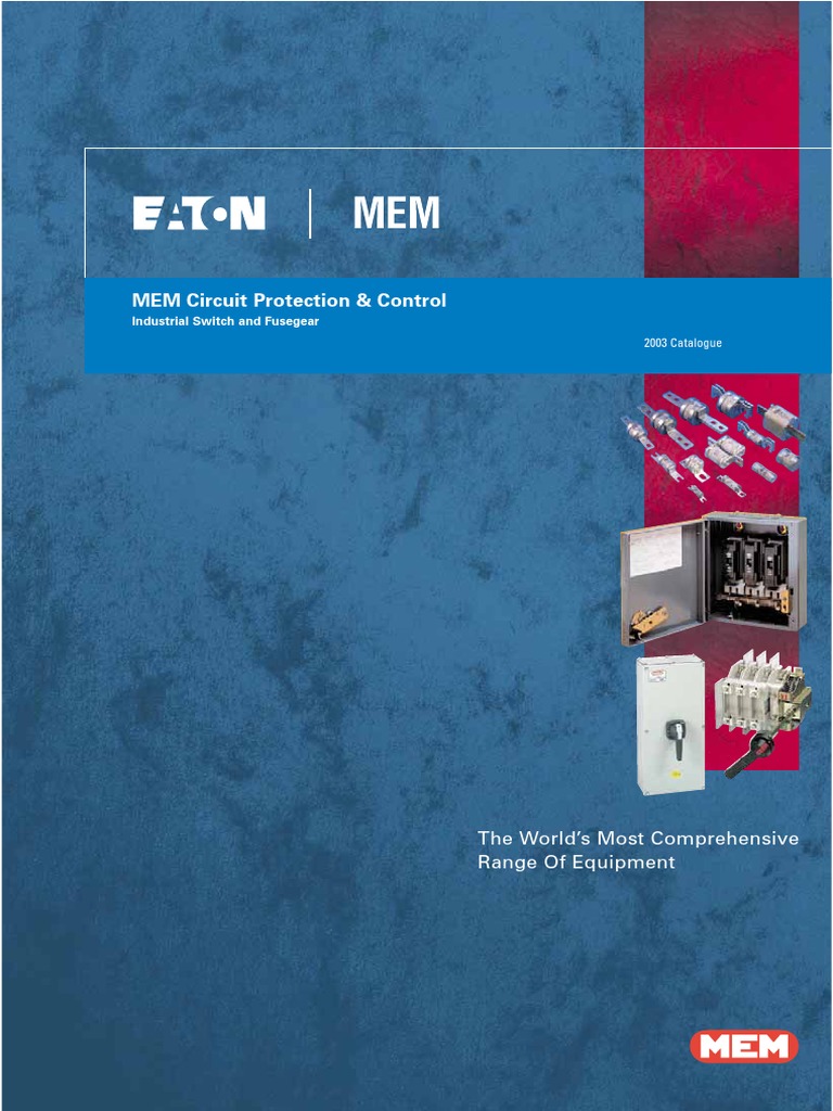 Eaton MEM Circuit Protection & Control Switch & Fusegear Technical ...