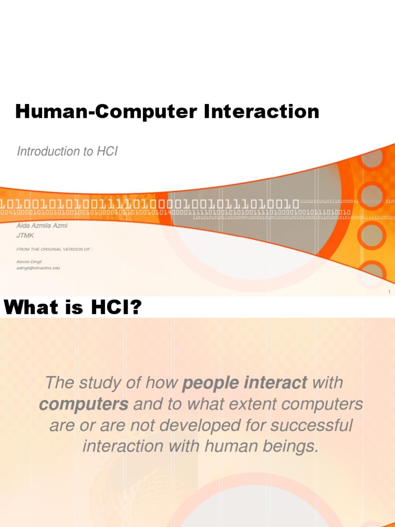 Intro to Human-Computer Interaction | PDF | Human–Computer Interaction | Hypertext
