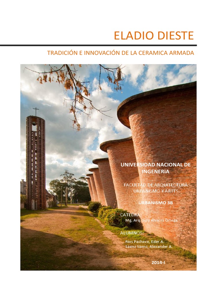 Eladio Dieste y la Cerámica Armada | PDF | Bóveda (Arquitectura) | Uruguay