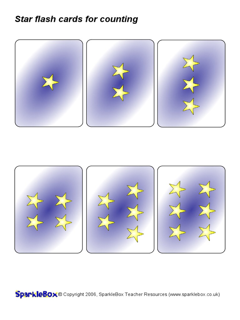 Star Flash Card | PDF