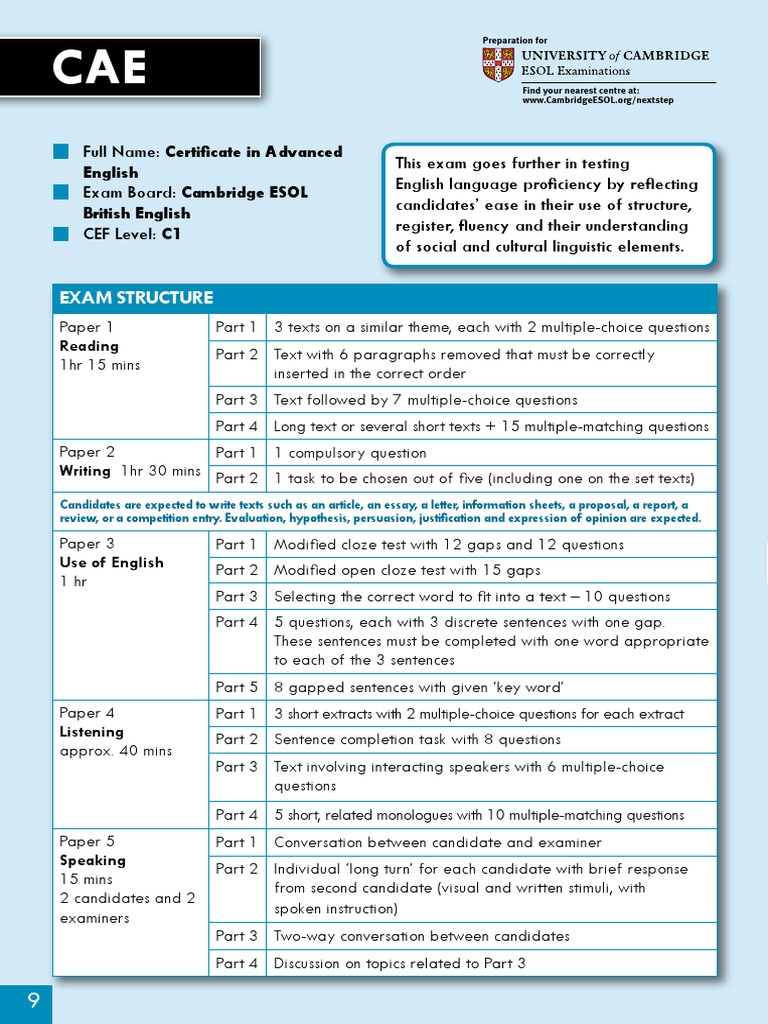 English Exam Prep Guide | PDF | Educational Assessment And Evaluation ...