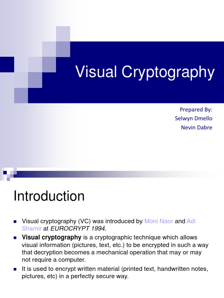 Visual Cryptography | PDF | Cryptography | Security Engineering