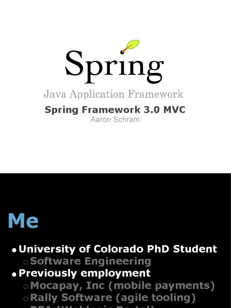 Spring Mvc Final Pdf Spring Framework Model View Controller