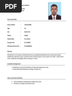 Fatima CV Example | PDF | Engineering | Teachers