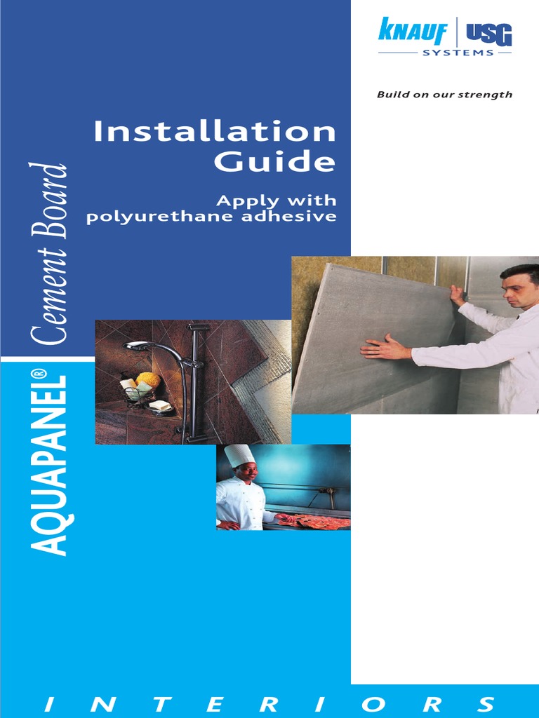 Aquapanel Indoor ENG PDF | PDF | Wall | Framing (Construction)