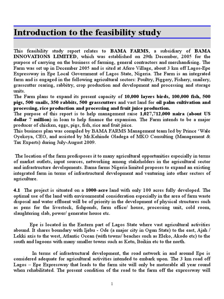 Tech. Feasibility Report | PDF | Organic Farming | Agriculture