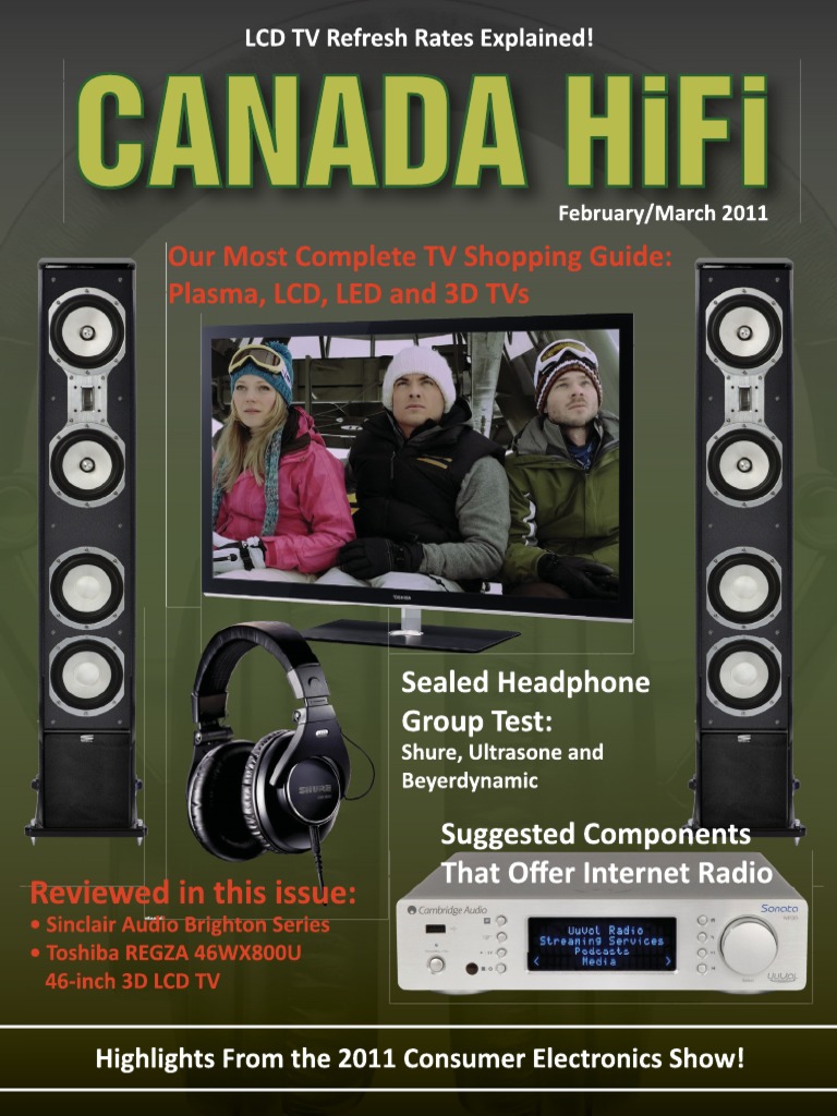 Canada HiFi Feb Mar 2011 | PDF | Backlight | Television