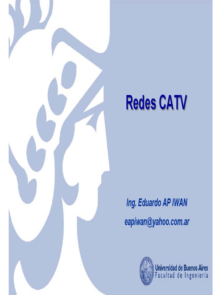 Redes CATV PDF | PDF | Multiplexación por División de Longitud de Onda ...
