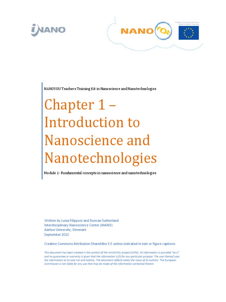 Introduction To Nanoscience and Nanotechnologies | PDF | Nanotechnology ...