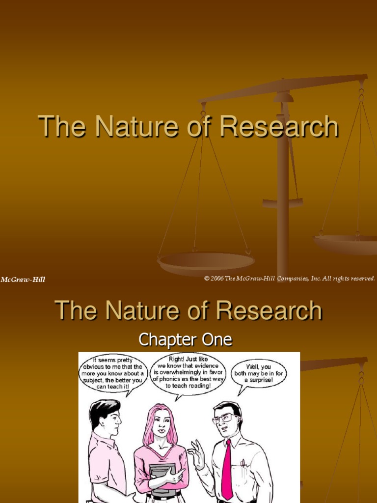 The Nature of Research: Mcgraw-Hill | PDF | Scientific Method | Experiment