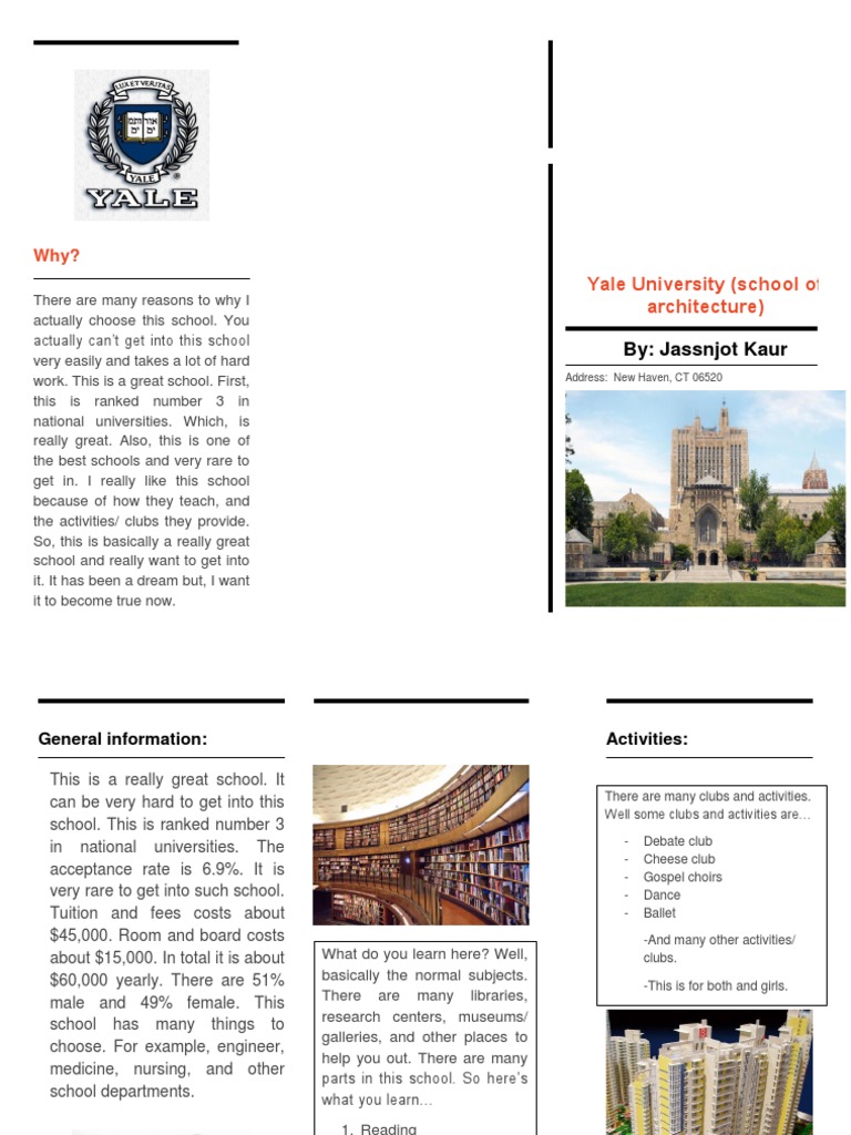 Yale Brochure | PDF
