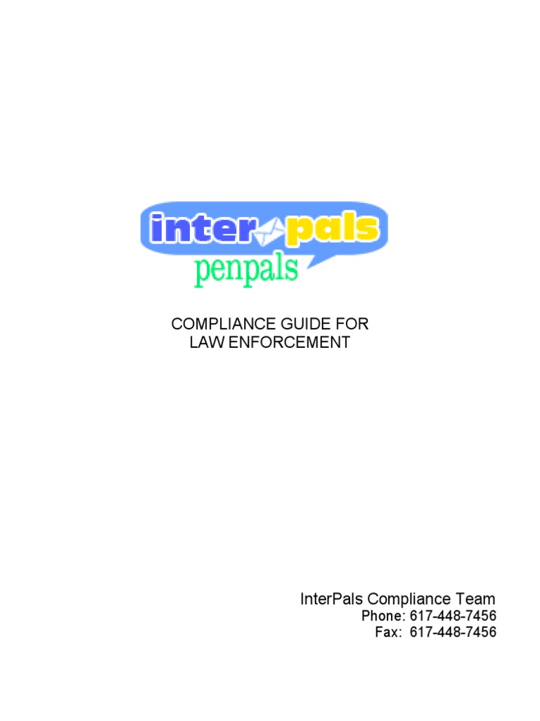 InterPals Compliance Guide for Law Enforcement | Internet Privacy ...