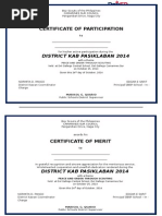 BSP Camporal Participation Certificates | PDF | Boy Scouts Of America ...