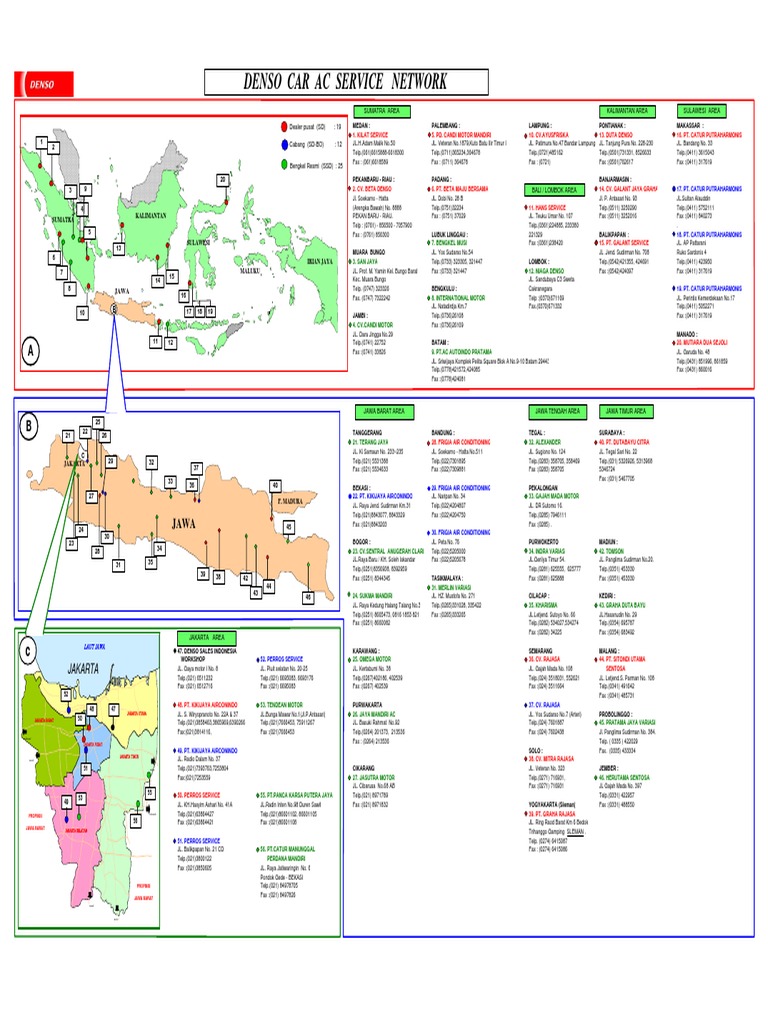 Denso Car AC Service Locations List | PDF